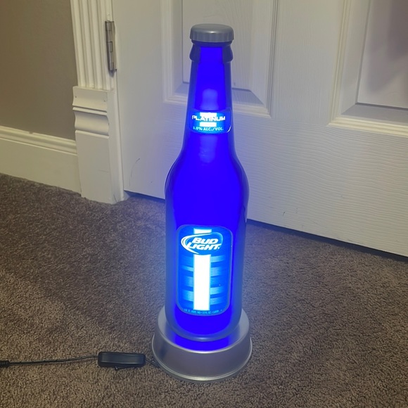 Other | Budlight Platinum Led Light Bottle | Poshmark